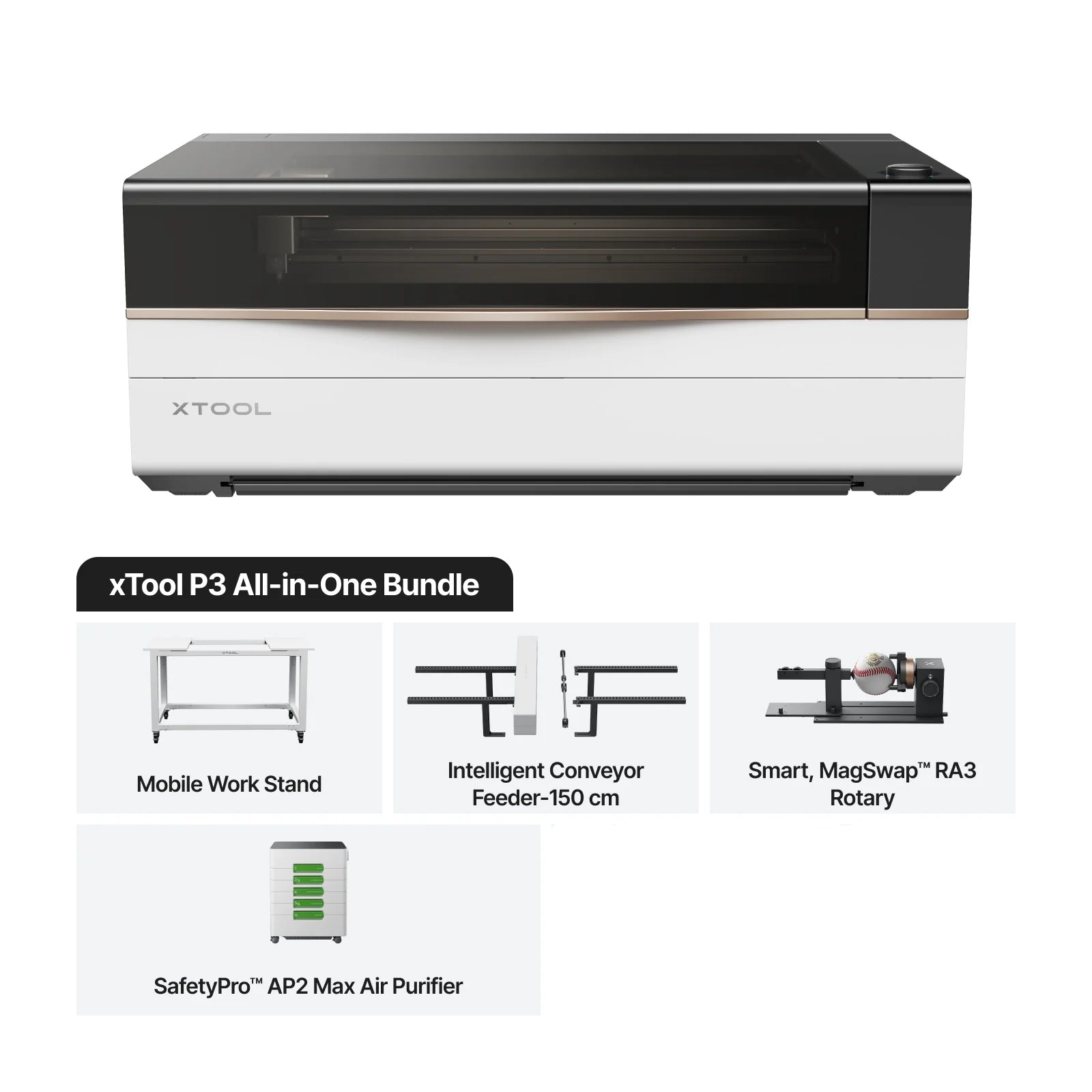 xTool P3: All-in-one Bundle – xTool Aussies - Koenig Machinery